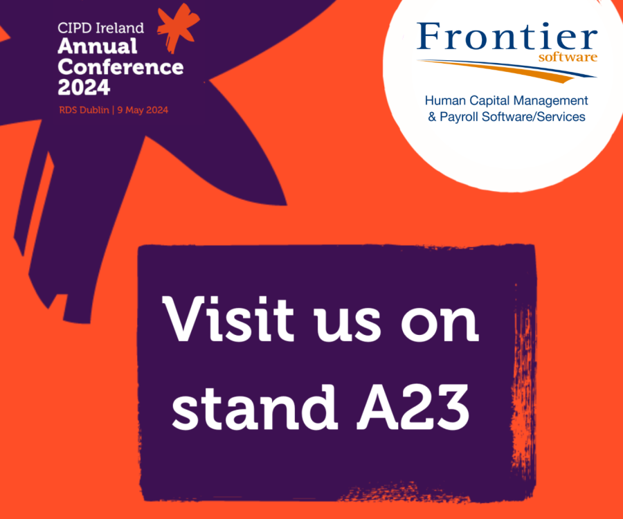 Frontier Software support CIPD Ireland Annual Conference | Frontier Software ROW